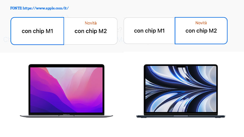 Differenze tra MacBook Air M2 e M1: qual è il migliore? | Altroconsumo